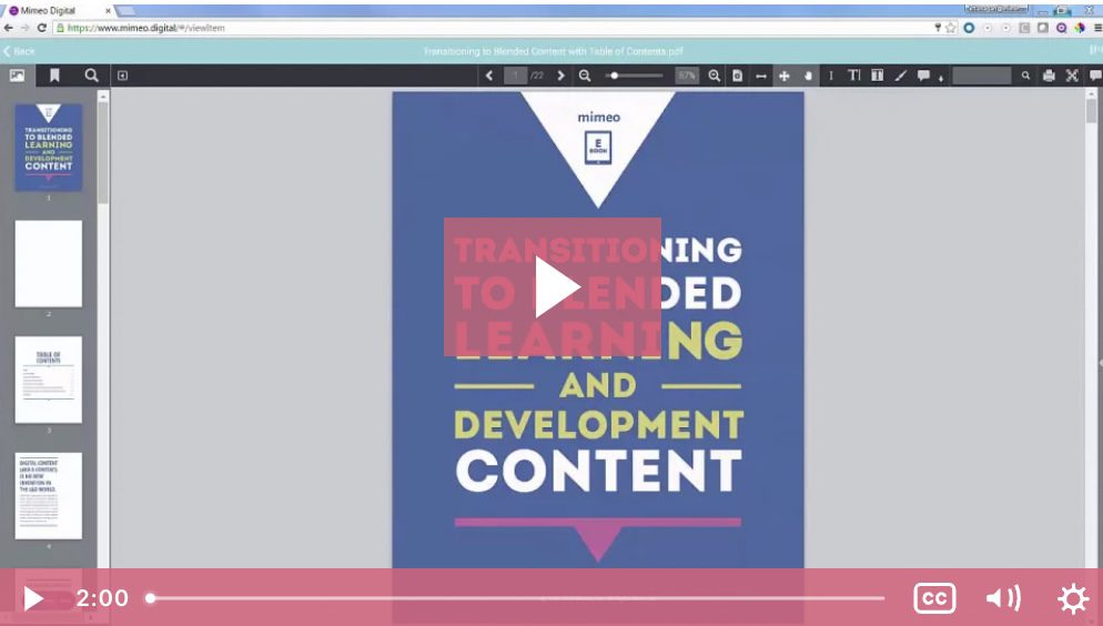 Mimeo Digital : Videos