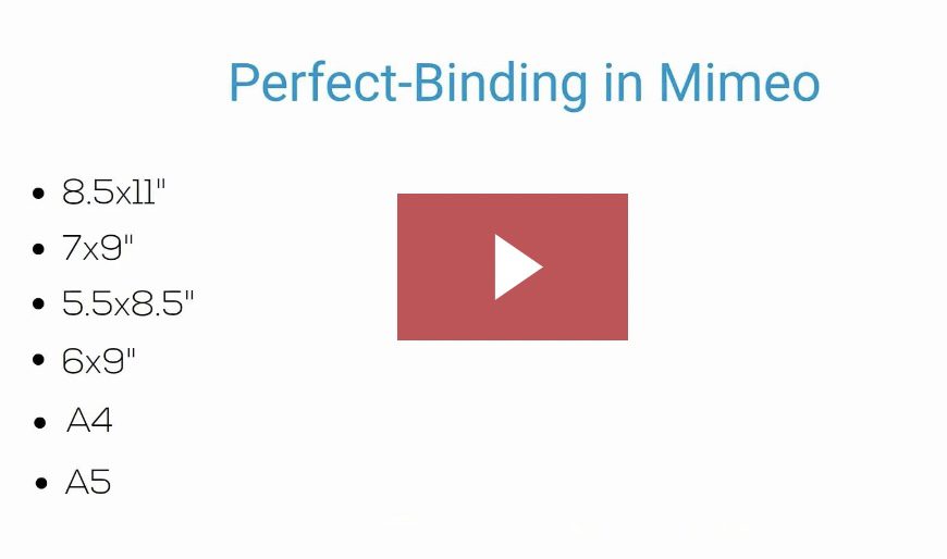 How to Build a Perfect-Bound Document in Mimeo - Video