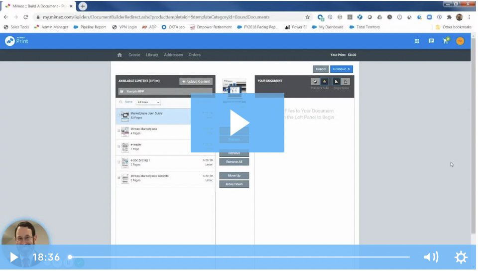 Mimeo Print: Tight Deadlines, Increase Productivity Win RFPs