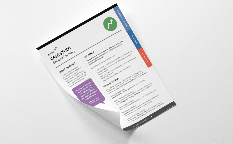 Software Company - Mimeo Case Study - Mimeo.com