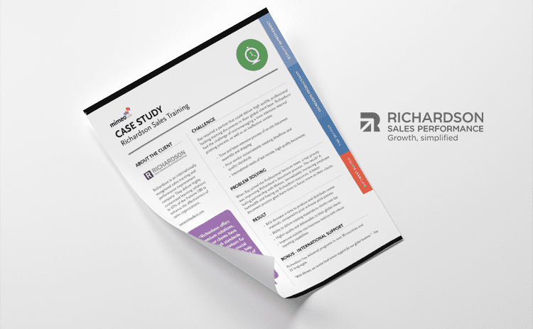 Richardson Sales Training-Process Improvement - Mimeo.com