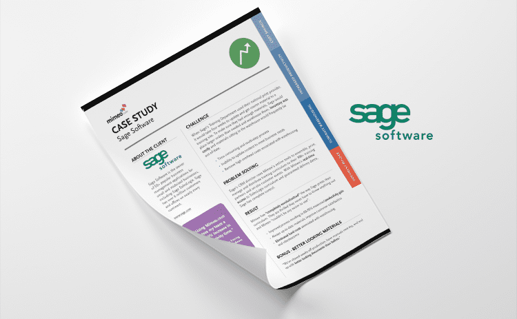 Sage Software - Mimeo Case Study - Mimeo.com